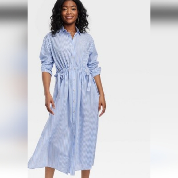 Universal Thread | Dresses | Universal Thread Womens Blue And White ...